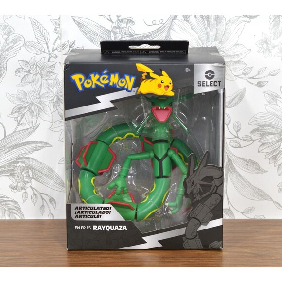 Pokemon | Toys | Pokemon Select Super Articulated Rayquaza Action ...